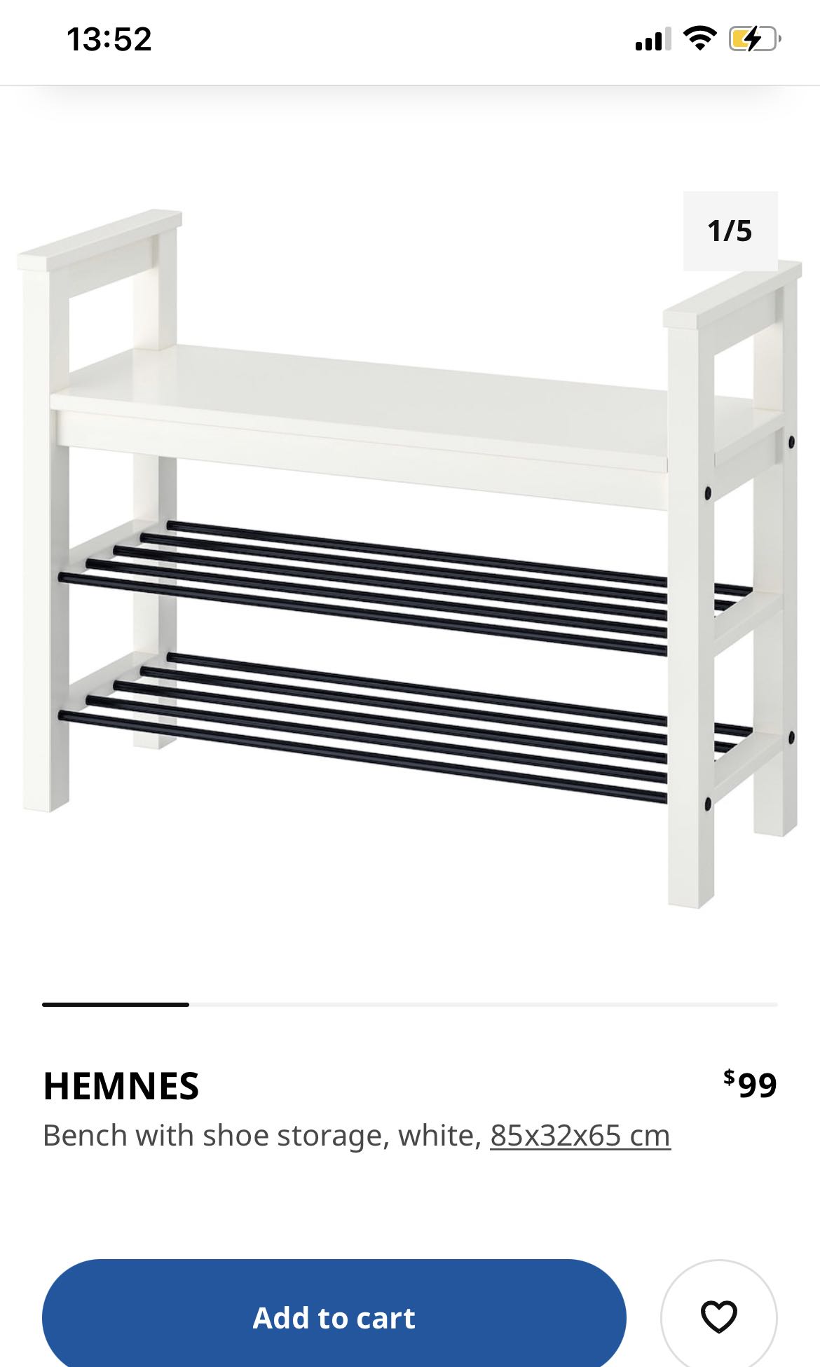IKEA hemnes shoe rack, Furniture & Home Living, Furniture, Shelves ...
