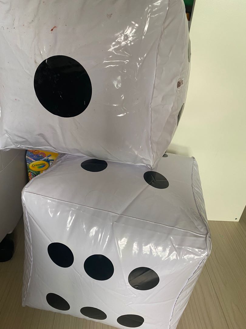 Inflatable Dice, Hobbies & Toys, Toys & Games on Carousell