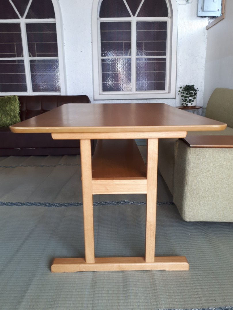 Japan solid wood dining table, Furniture & Home Living, Furniture ...