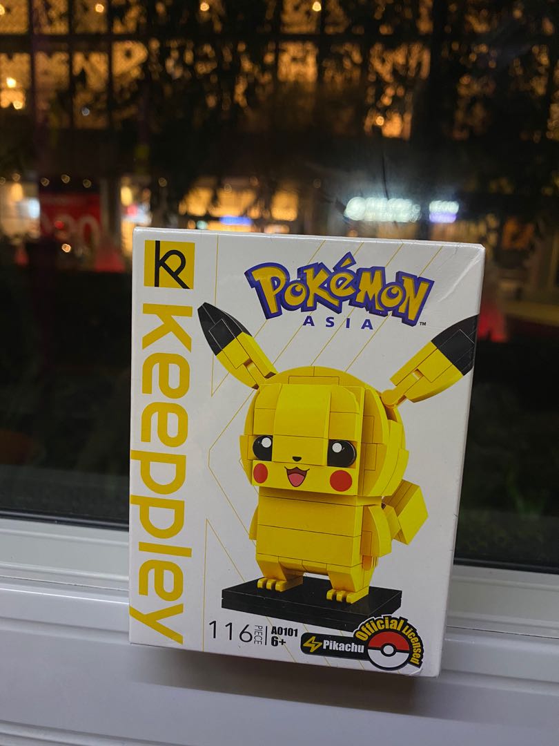Keeppley Pokémon Pikachu, Hobbies & Toys, Toys & Games on Carousell