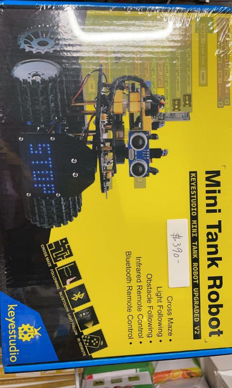 KEYESTUDIO Mini Tank Robot V2 Smart Car Kit $390, 興趣及遊戲, 玩具 & 遊戲類 ...