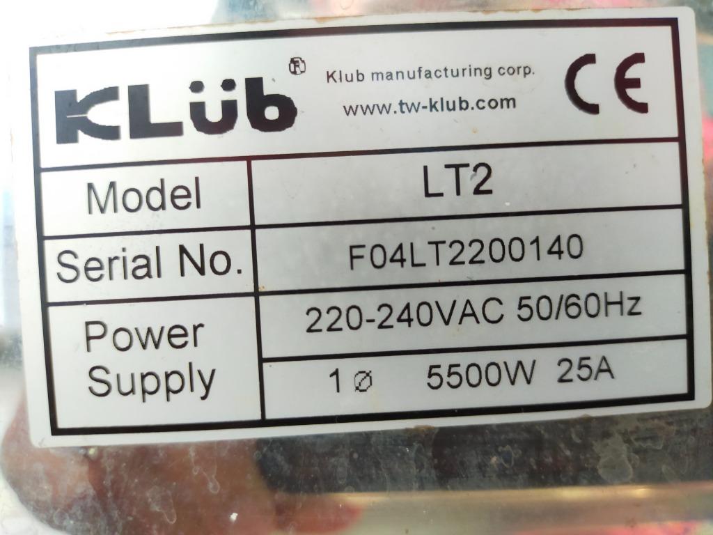 KLUB coffee machine ( KLUB - LT2 ), TV & Home Appliances, Kitchen ...