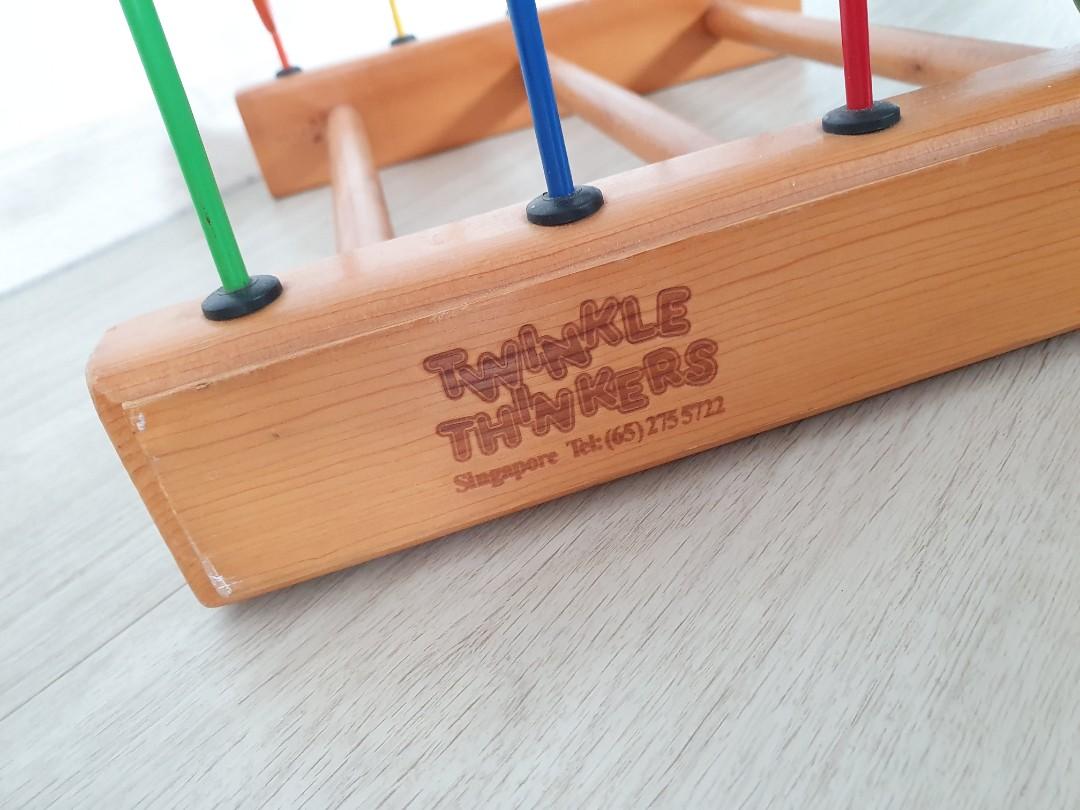 Large wooden bead maze toy, Babies & Kids, Infant Playtime on Carousell