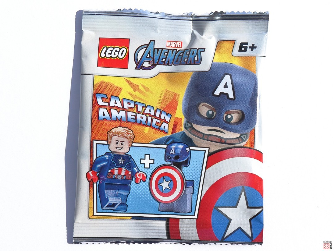 LEGO Set 242106-1 Captain America (2021 Super Heroes Marvel), 興趣及遊戲, 玩具 ...