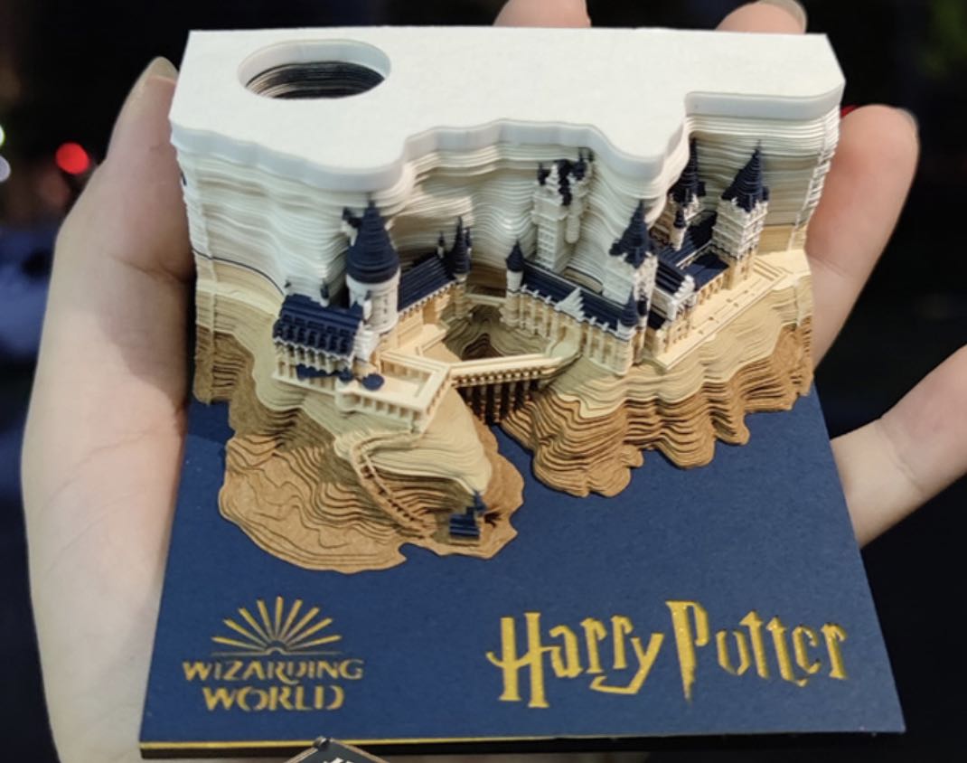 [Limited Stocks] Harry Potter’s 3D Hogwarts Castle Memo/Notepad (Basic ...