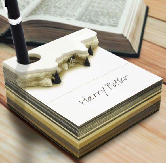 [Limited Stocks] Harry Potter’s 3D Hogwarts Castle Memo/Notepad (Deluxe ...