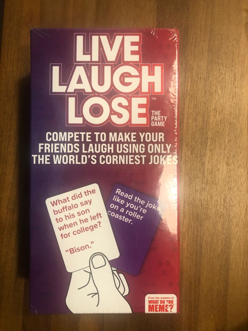 "Live Laugh Lose" Card Game, Hobbies & Toys, Toys & Games on Carousell