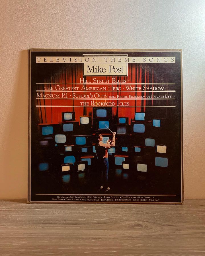 [LP] TELEVISION THEME SONGS - MIKE POST, Hobbies & Toys, Music & Media ...