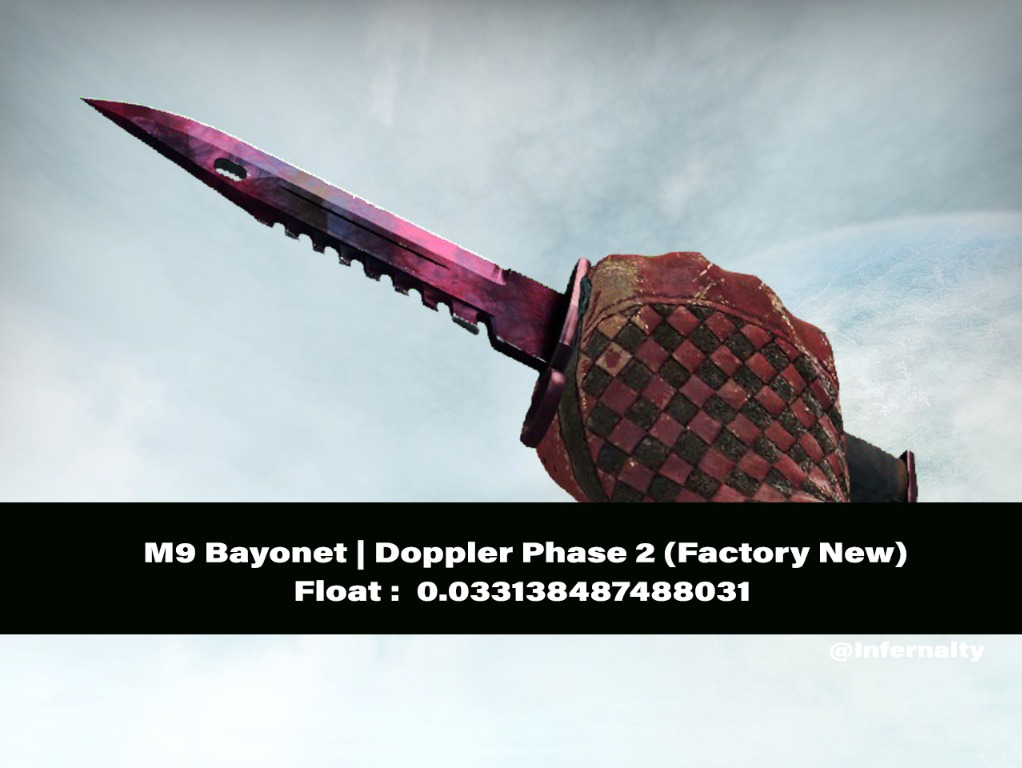 M9 Bayonet Doppler Phase 2 FN CSGO SKINS KNIVES, Video Gaming, Gaming Accessories, In-Game ...