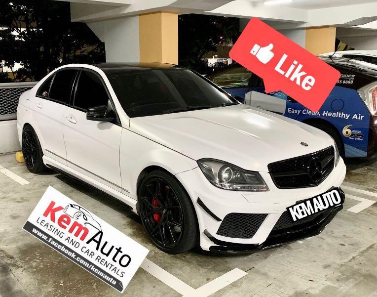 Modded Mercedes C180 CGI 1.6L Turbo Stage 1 Tune Piecha Exhaust C63 ...