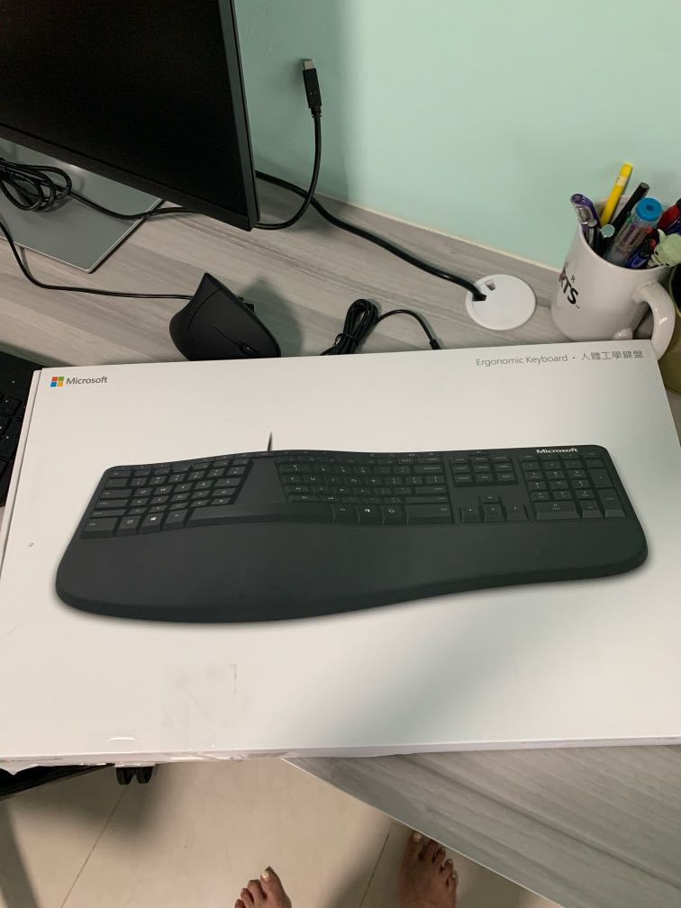 Microsoft Ergonomic keyboard, Computers & Tech, Parts & Accessories ...