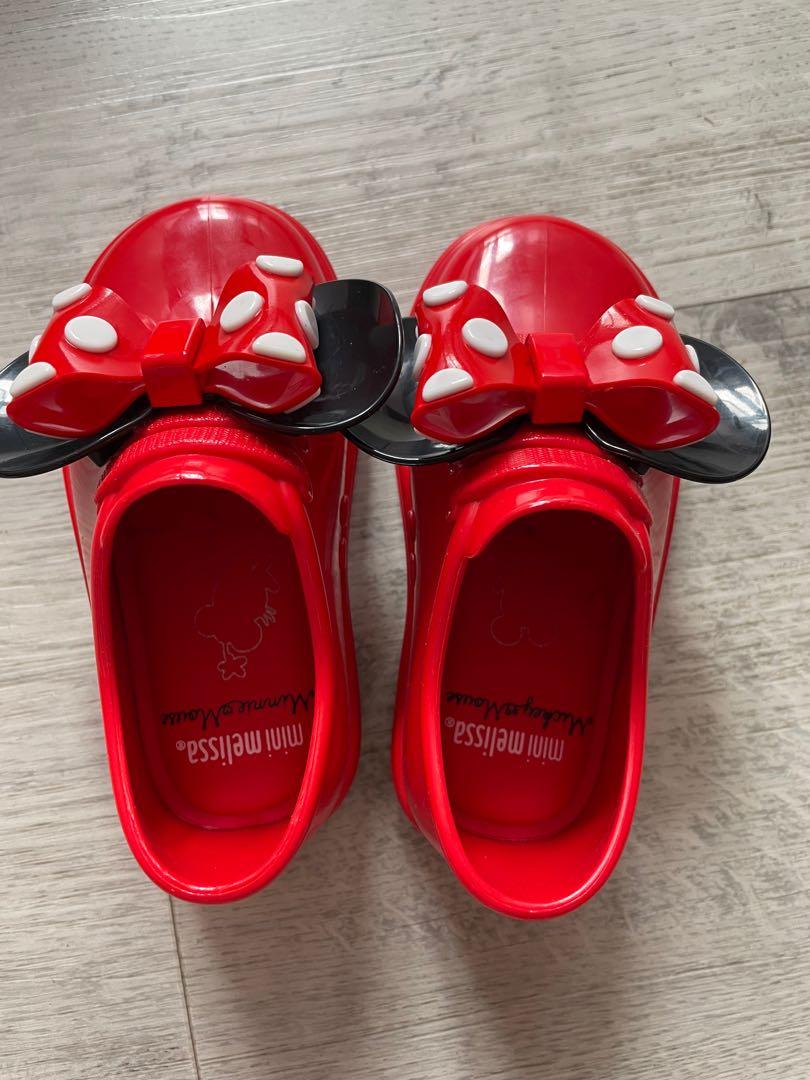 Mini Melissa Minnie Mouse Sneakers US 6, Babies & Kids, Babies & Kids ...