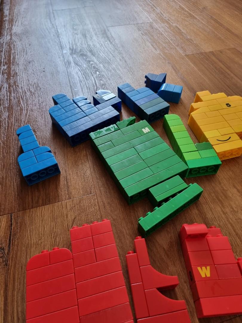 Box of duplo-compatible blocks, Hobbies & Toys, Toys & Games on Carousell