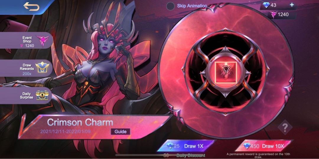 MLBB Selena Abyss Skin Gifting, Video Gaming, Gaming Accessories, In ...