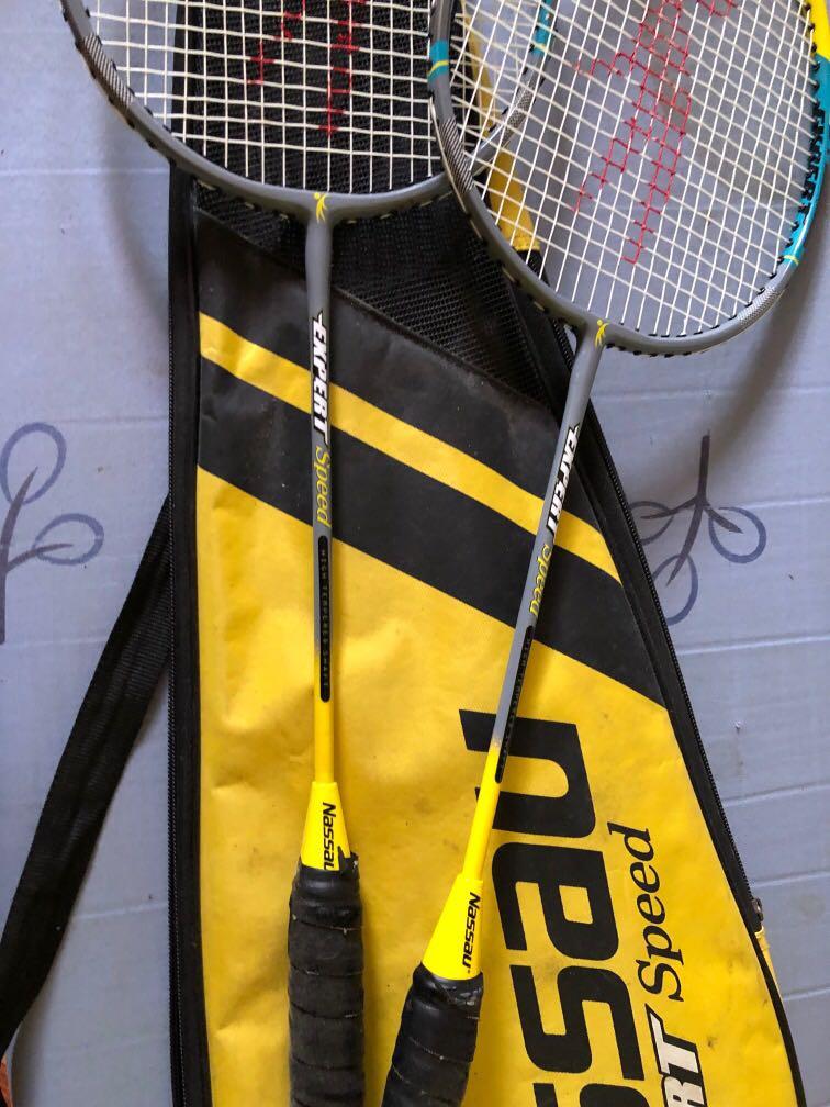 Nassau badminton set, Sports Equipment, Sports & Games, Racket and Ball ...