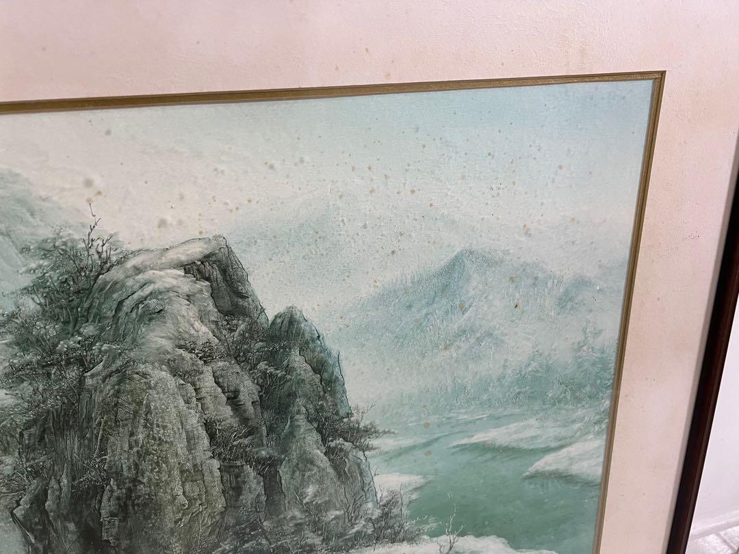 Old Chinese paining 山水画, Hobbies & Toys, Stationery & Craft, Art ...