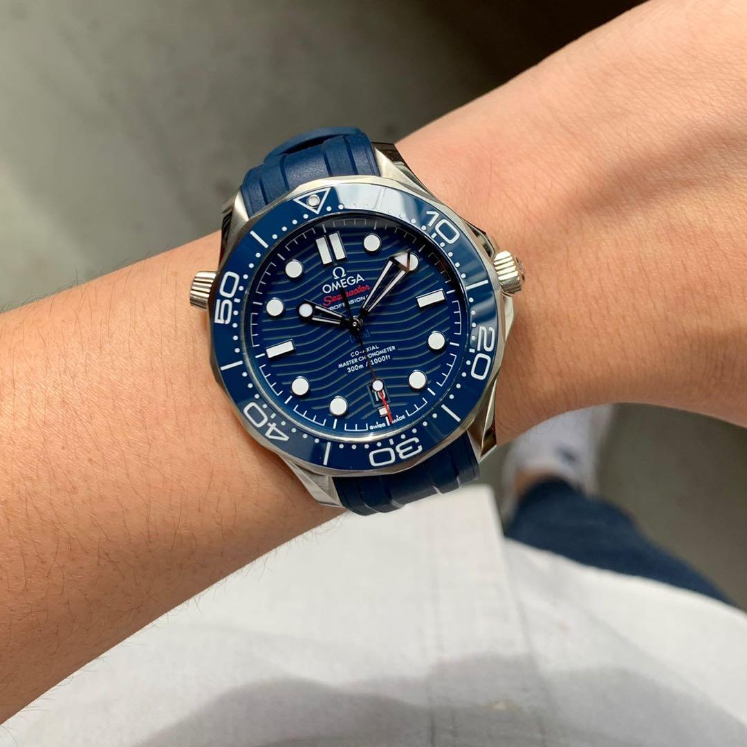 Omega Seamaster Blue Dial 2020, Luxury, Watches on Carousell