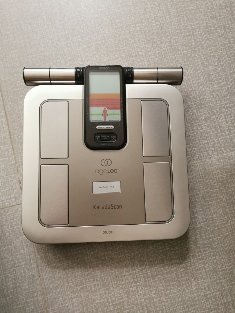 Omron Body Composition Monitor HBF 375, Health & Nutrition, Health ...
