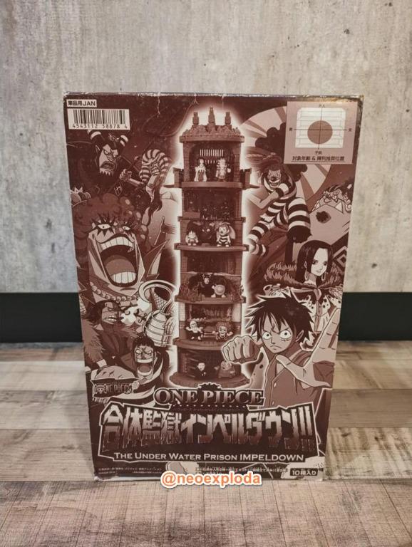One Piece Candy Toy: The Combining Under Water Prison Impel Down (Set ...