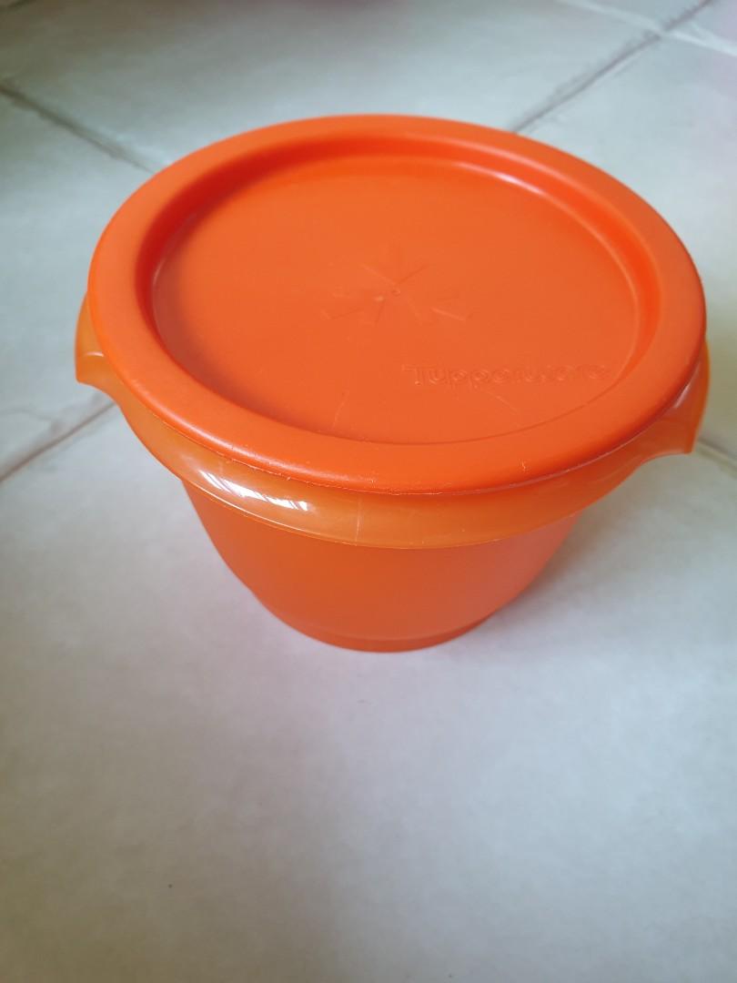 Orange Tupperware Container, Furniture & Home Living, Kitchenware ...