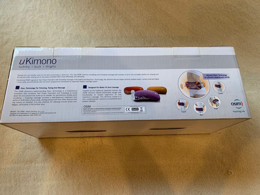 Osim uKimono and Mini uKimono, Health & Nutrition, Massage Devices on ...
