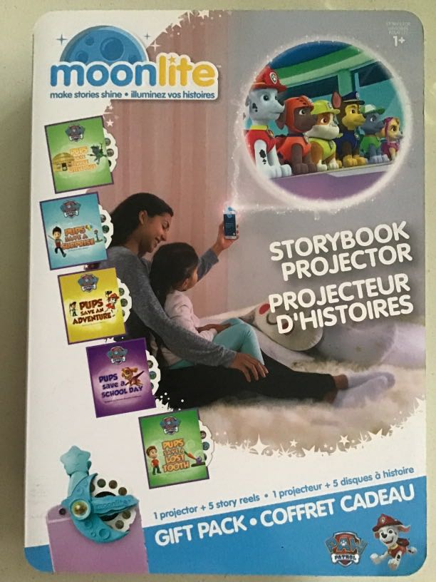 Moonlite Paw patrol storybook projector gift pack, Hobbies & Toys, Books & Magazines, Children's ...