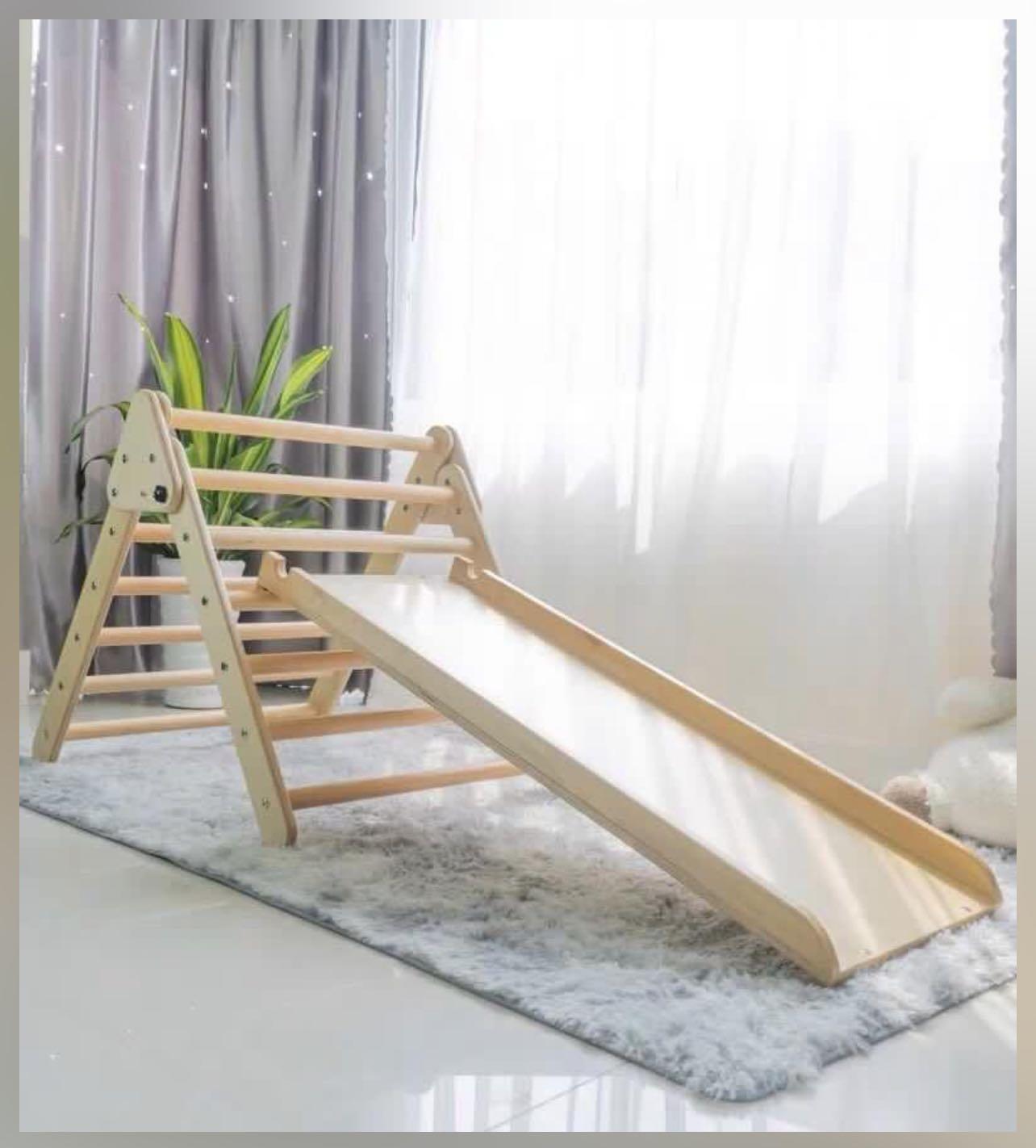 Pikler Triangle with Reversible Ramp, Hobbies & Toys, Toys & Games on ...