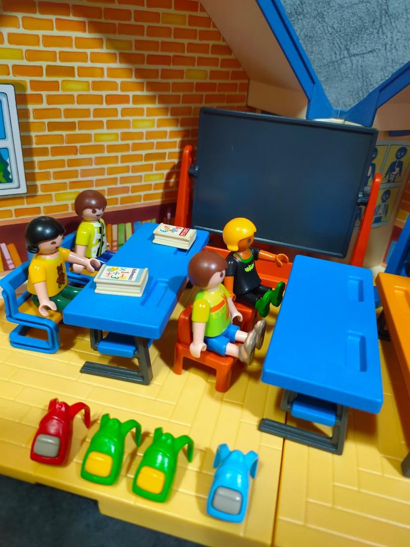 Playmobil school and bus, Hobbies & Toys, Toys & Games on Carousell