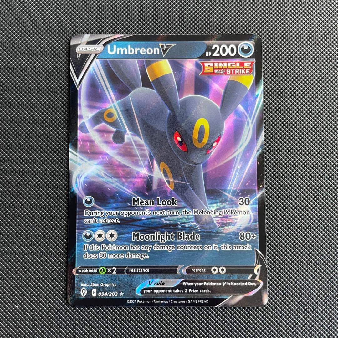 Pokemon TCG ULTRA RARE Umbreon V, Hobbies & Toys, Toys & Games on Carousell