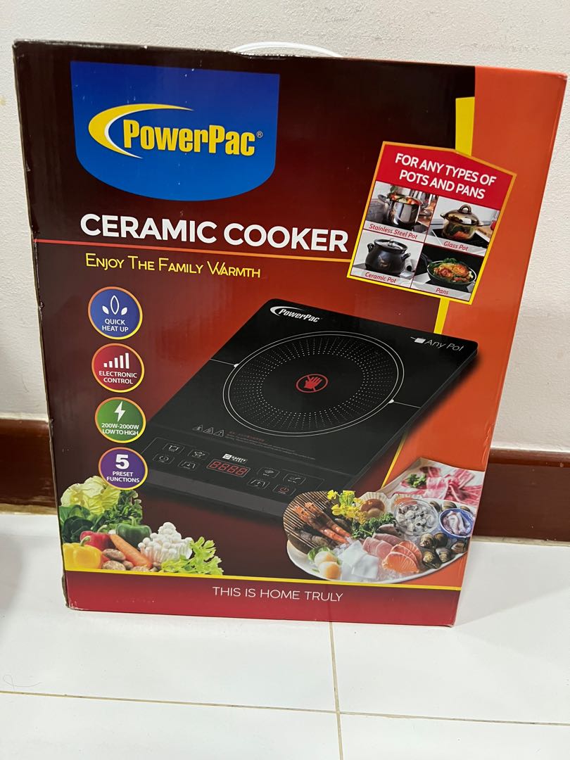 PowerPac Ceramic Cooker, TV & Home Appliances, Kitchen Appliances ...