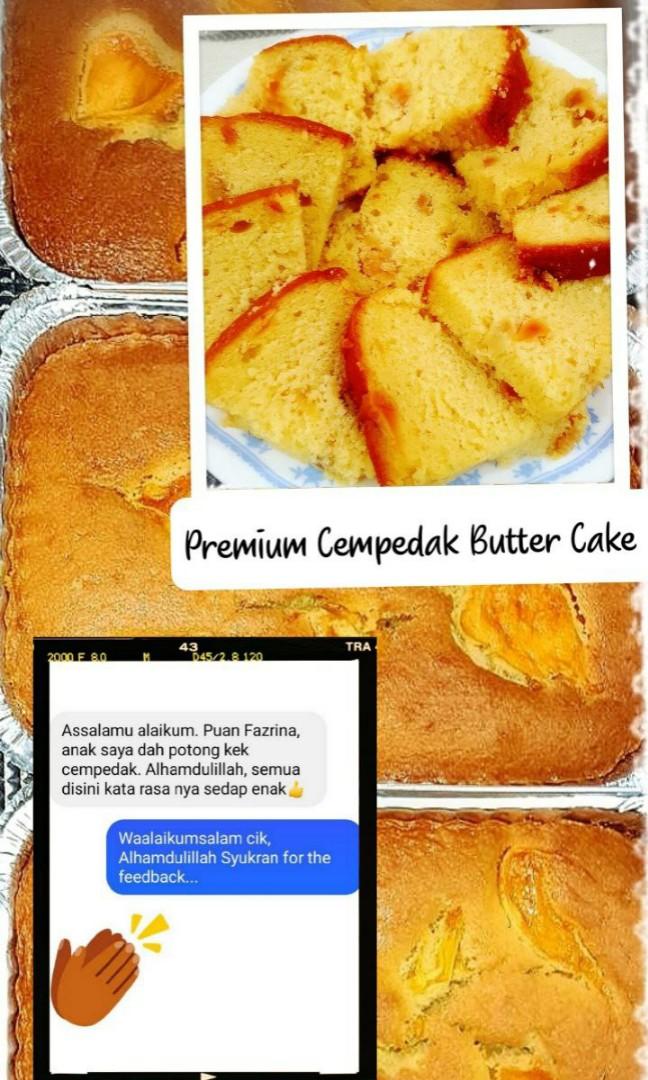 Premium Butter Cakes, Food & Drinks, Homemade Bakes on Carousell