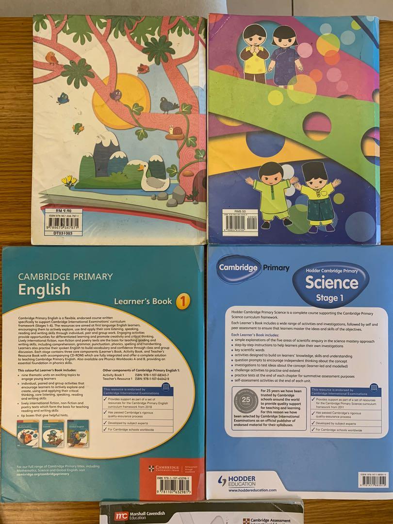 Primary Year 1 Cambridge Syllabus English Science Mathematics textbook ...