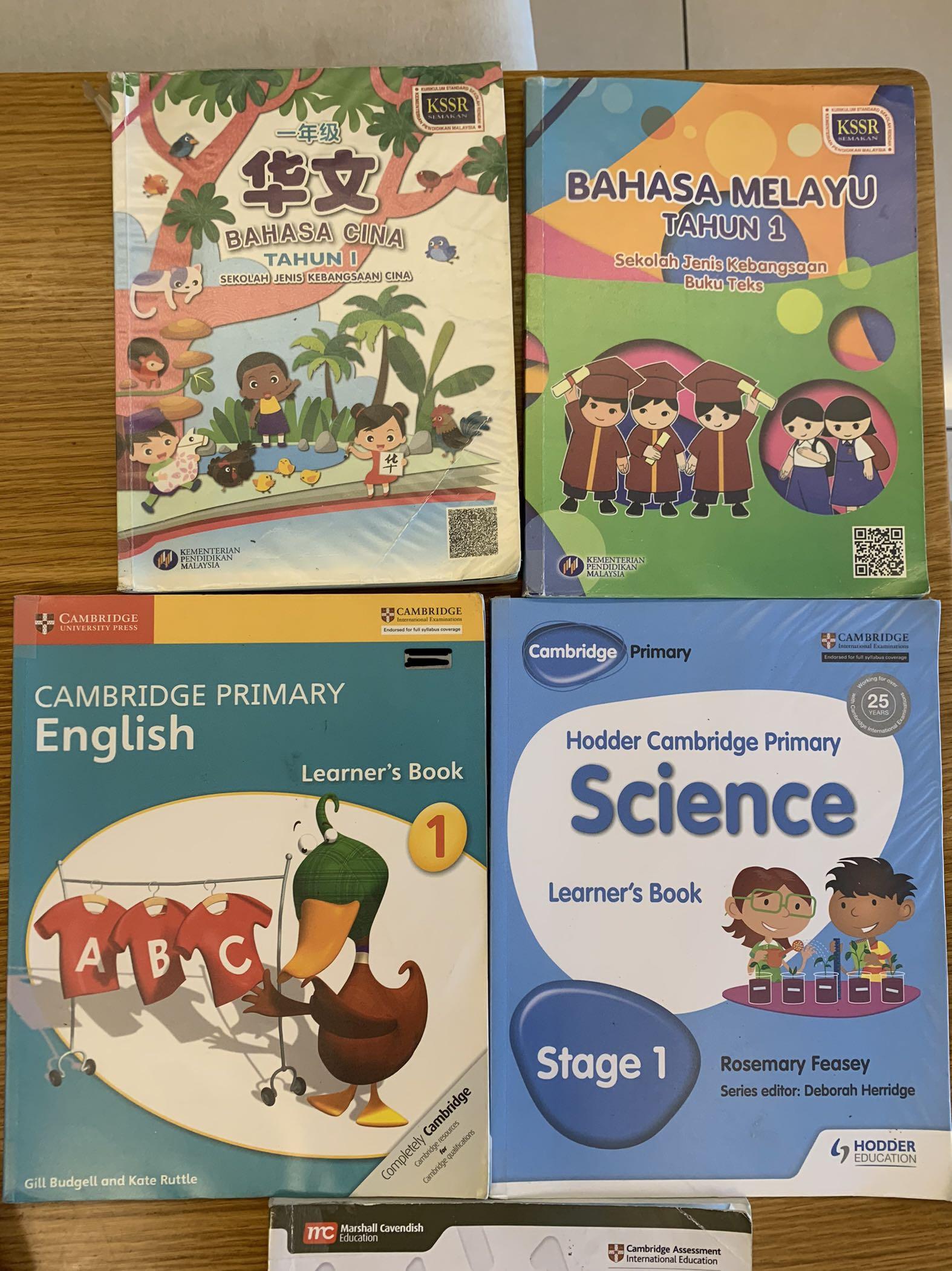 Primary Year 1 Cambridge Syllabus English Science Mathematics textbook ...