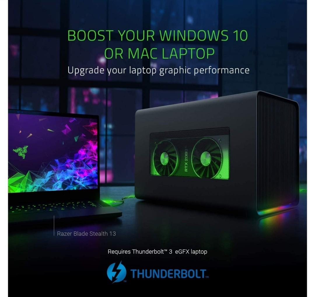 Razer Core X Chroma eGPU, Computers & Tech, Laptops & Notebooks on ...