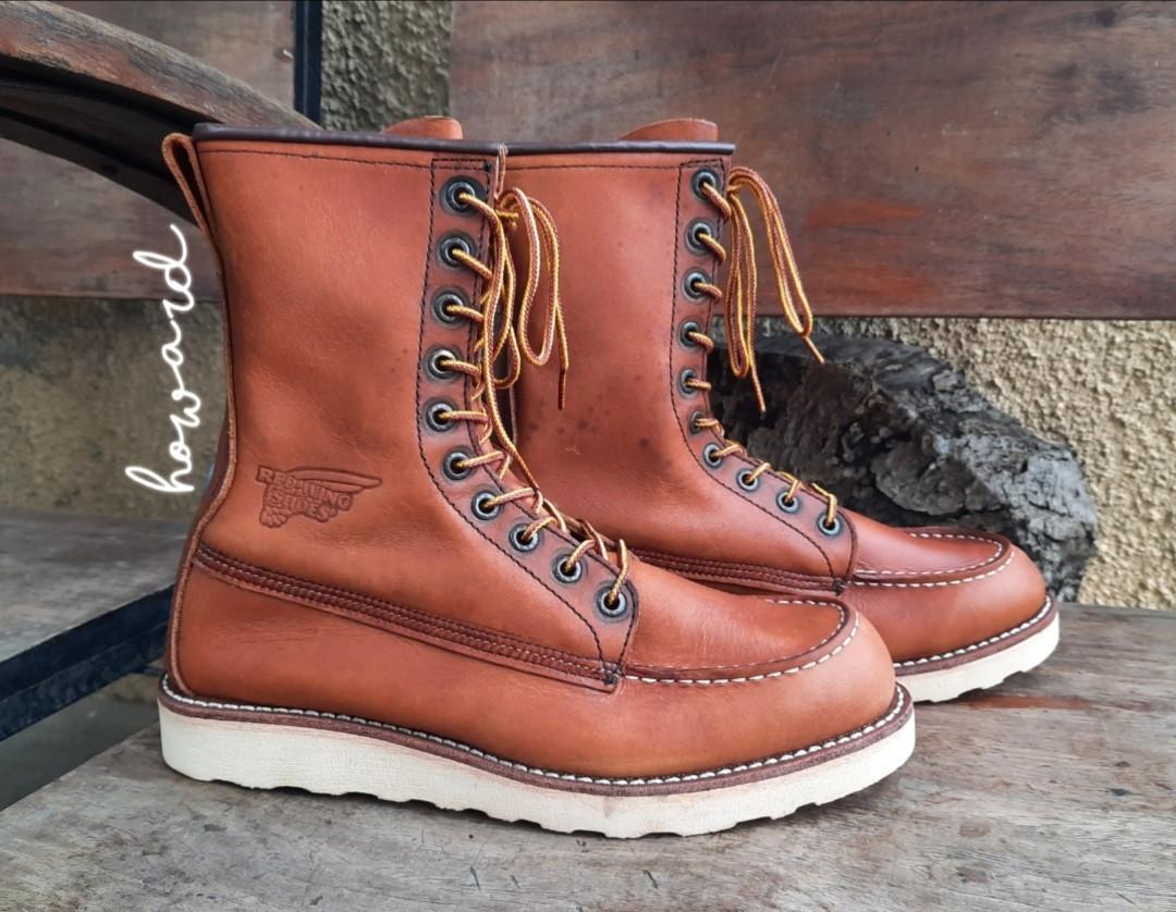 Red Wing 877 Oro Legacy Moc Toe Redwing, Men's Fashion, Footwear, Boots ...