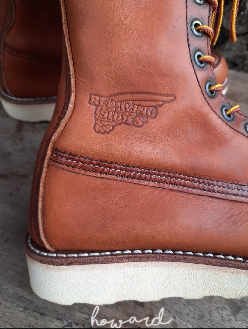 Red Wing 877 Oro Legacy Moc Toe Redwing, Men's Fashion, Footwear, Boots ...