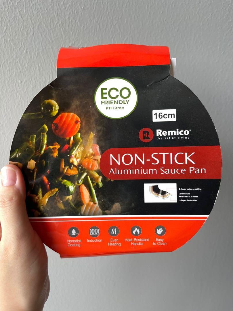 REMICO Non Stick Aluminium Induction Sauce Pan 16cm, TV & Home ...