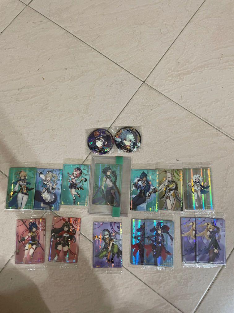 [SOLD] GENSHIN card + badge bundle, Hobbies & Toys, Memorabilia ...