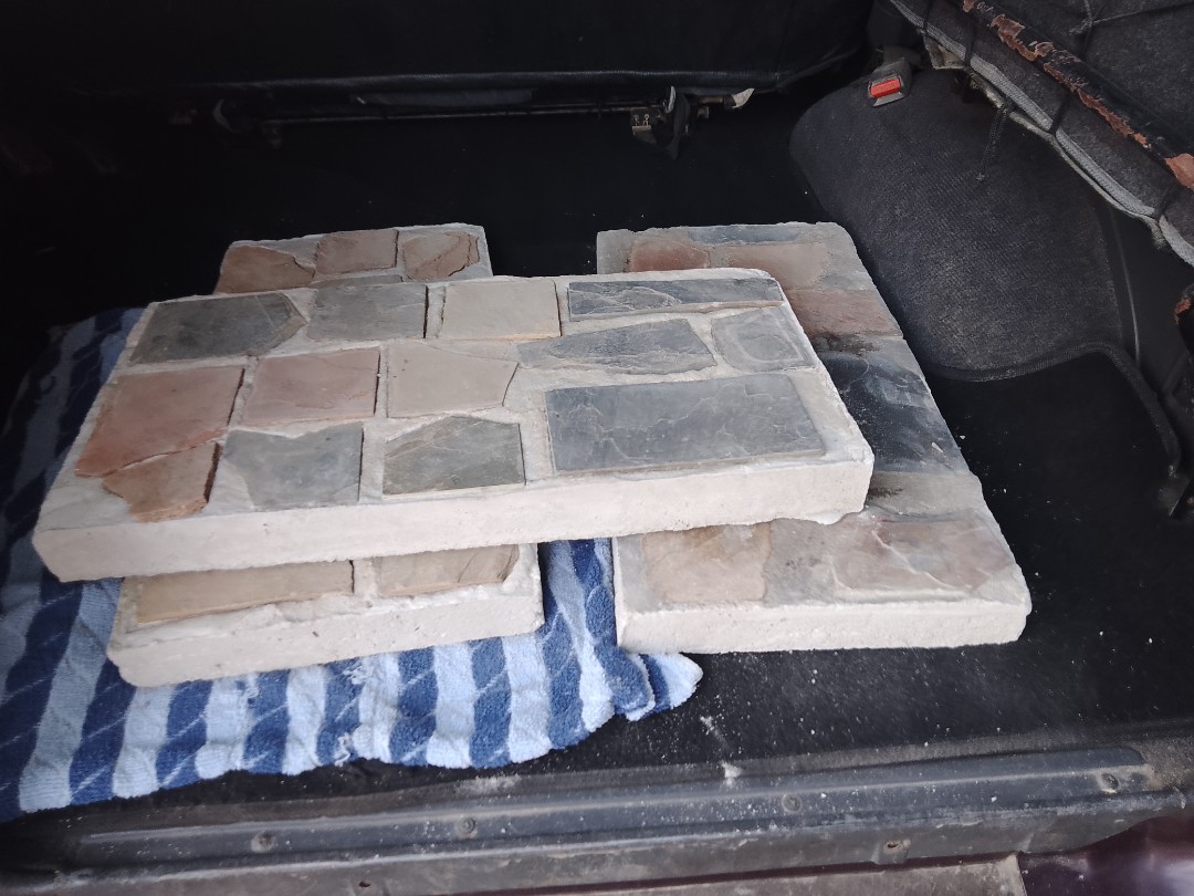 Slates stepping stones 12x24 inches, Furniture & Home Living, Home ...