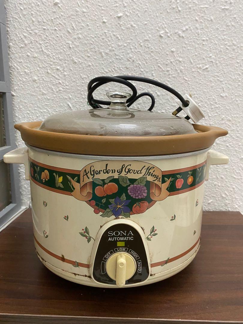 Sona electric crocker pot, Slow Cooker, TV & Home Appliances, Kitchen ...