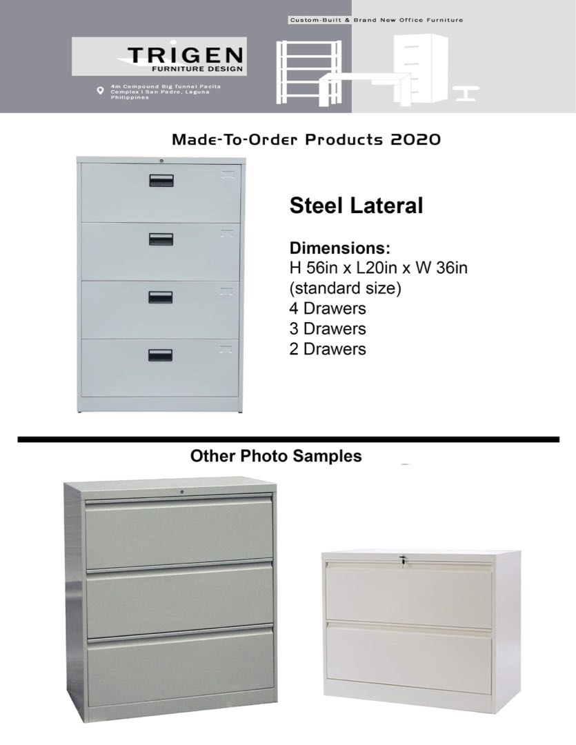 Lateral Cabinet Steel, Furniture & Home Living, Office Furniture ...