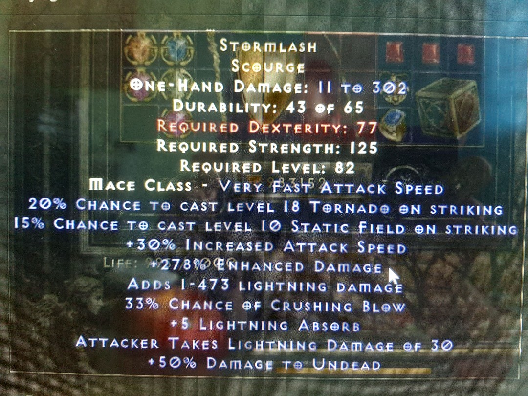 Stormlash Scourge D2R, Video Gaming, Gaming Accessories, In-Game ...