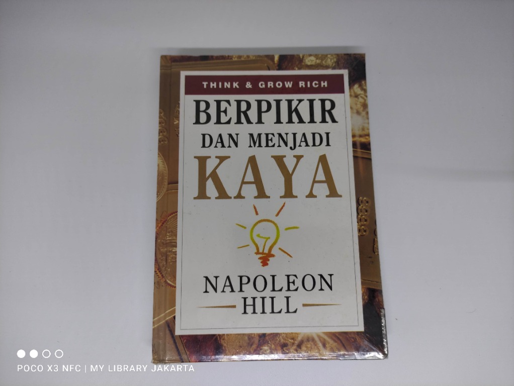Buku Think And Grow Rich Berpikir Dan Menjadi Kaya Napoleon Hill Hard
