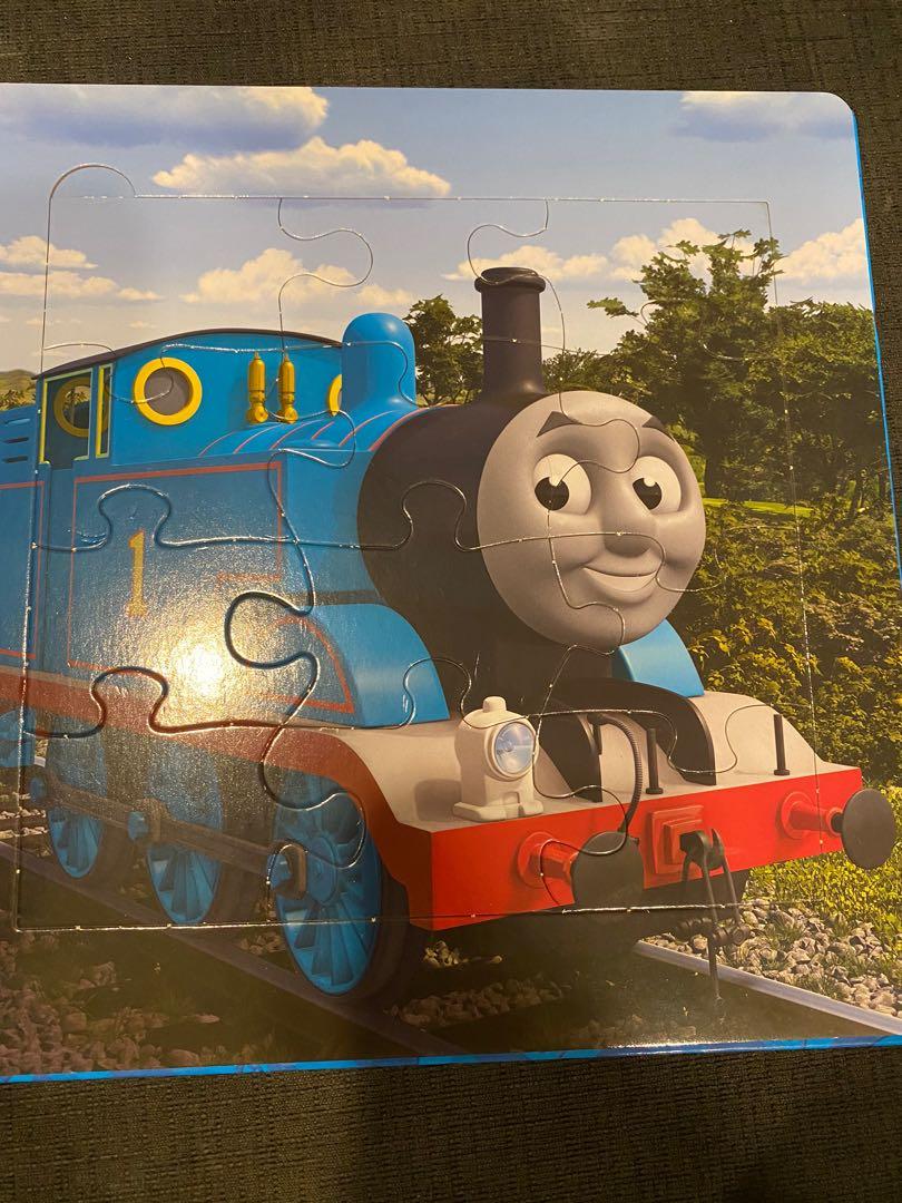 Thomas Train 5 puzzles & book , Hobbies & Toys, Toys & Games on Carousell