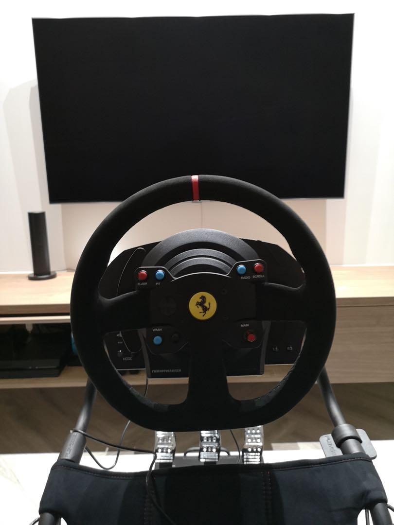 Thrustmaster T300 Ferrari Racing Wheel + TH8A Shifter + playseat ...