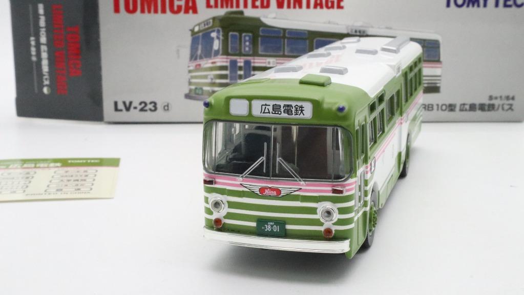 Tomy Tomytec 1/64 LV-23d Hino RB10 Type Bus 1961 日野廣島電鐵巴士, 興趣及遊戲, 玩具 ...