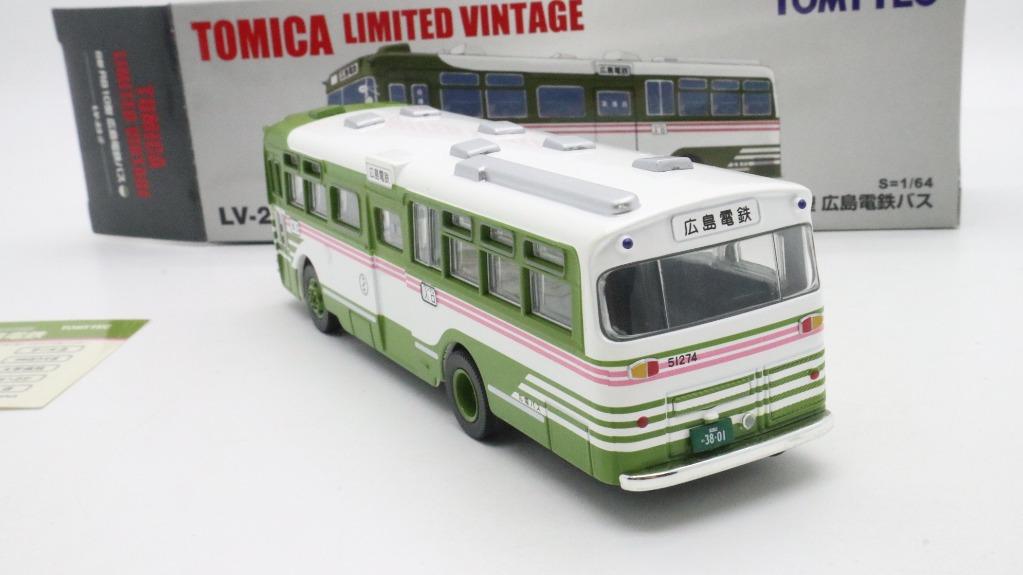 Tomy Tomytec 1/64 LV-23d Hino RB10 Type Bus 1961 日野廣島電鐵巴士, 興趣及遊戲, 玩具 ...