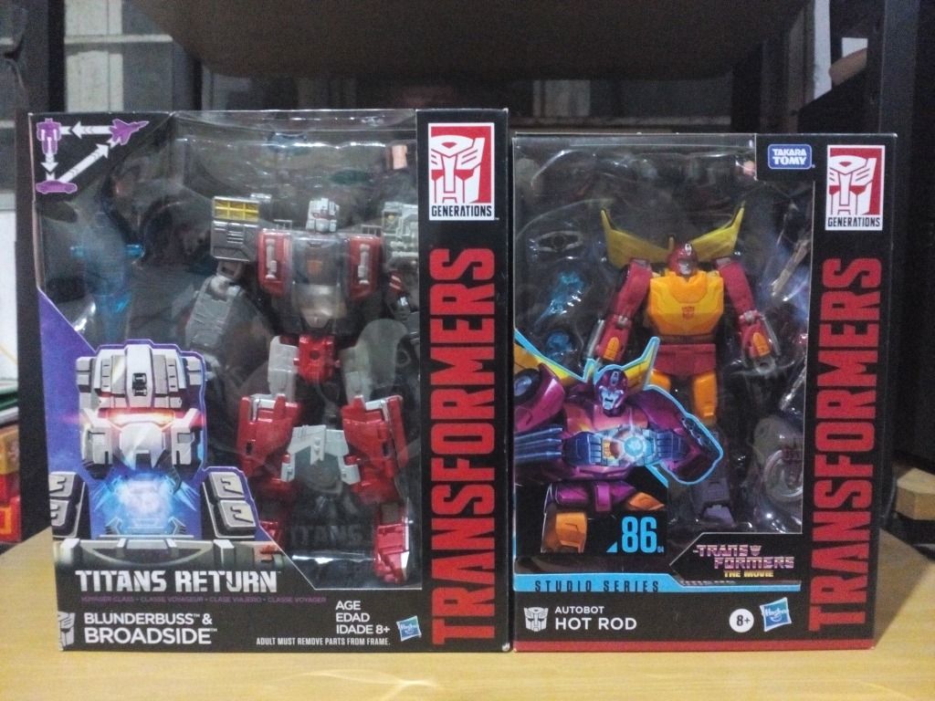 Transformers Broadside and Hot Rod Set, Hobbies & Toys, Toys & Games on ...
