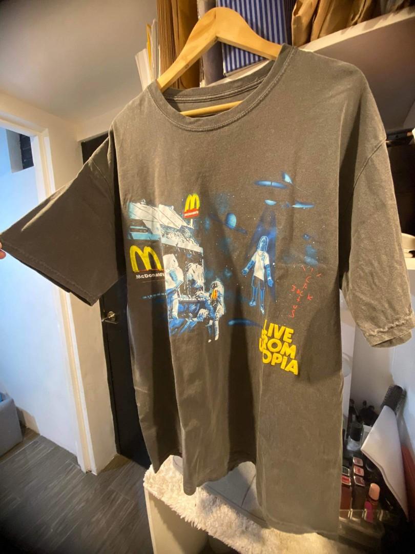 Travis Scott Mcdo Merch, Men's Fashion, Tops & Sets, Tshirts & Polo ...