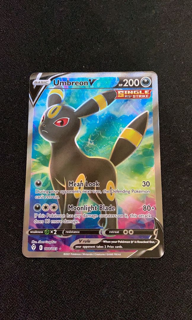 Umbreon V Full Art, Hobbies & Toys, Toys & Games on Carousell